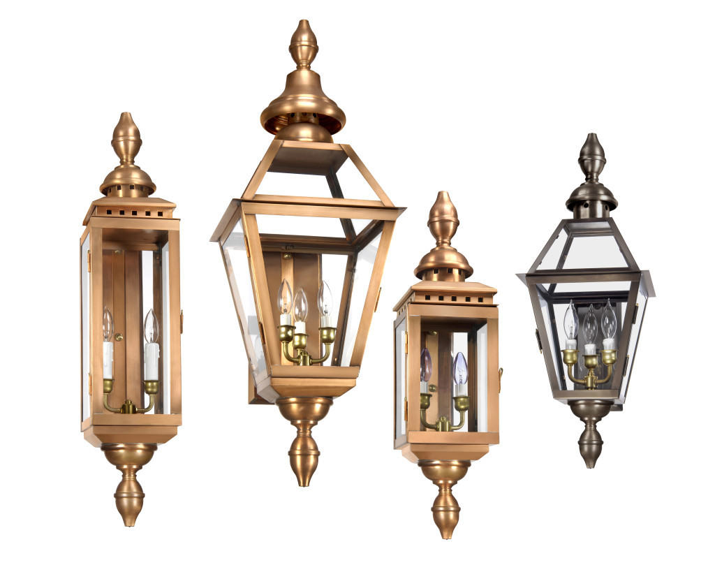 Vauxhall V2 wall mount lights - Lantern & Scroll